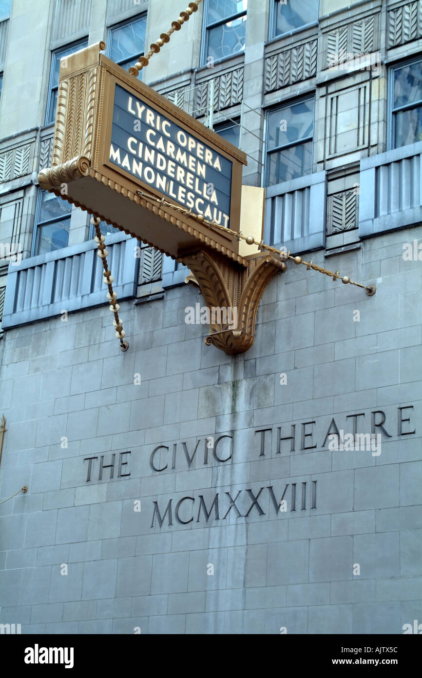 Chicago opera theater hi-res stock photography and images - Alamy