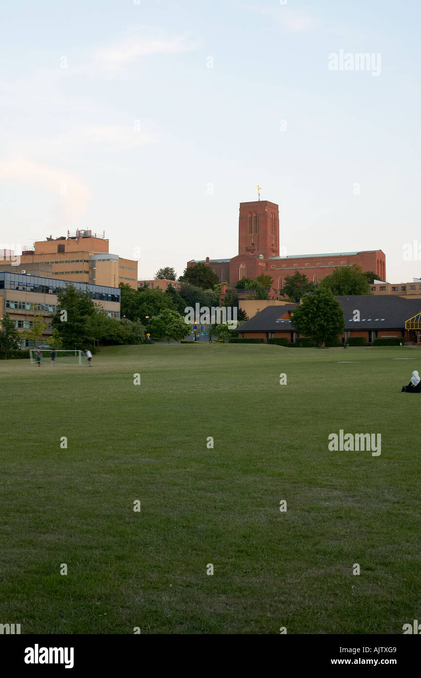 Guildford Cathedral, Guildford, Surrey. North face seen from University ...