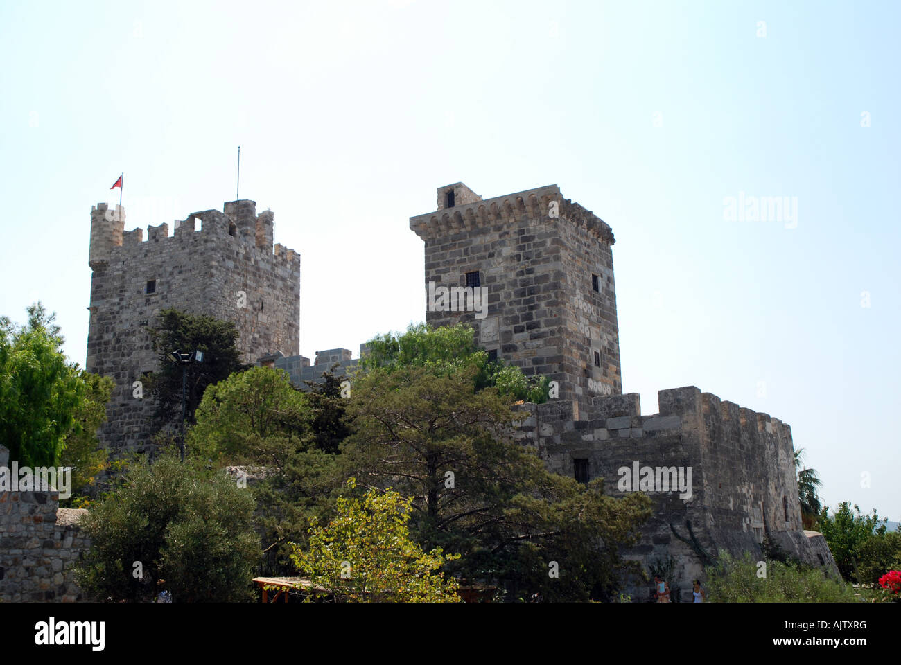 Castle in Bodrum, Turkey Stock Photo - Alamy