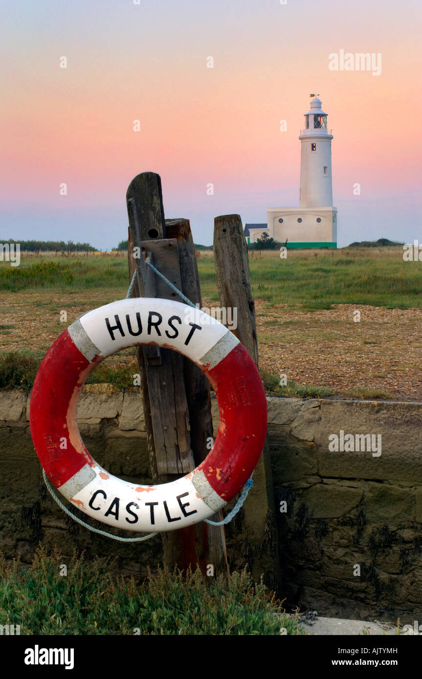 Hurst Castle Light House Stock Photo - Alamy