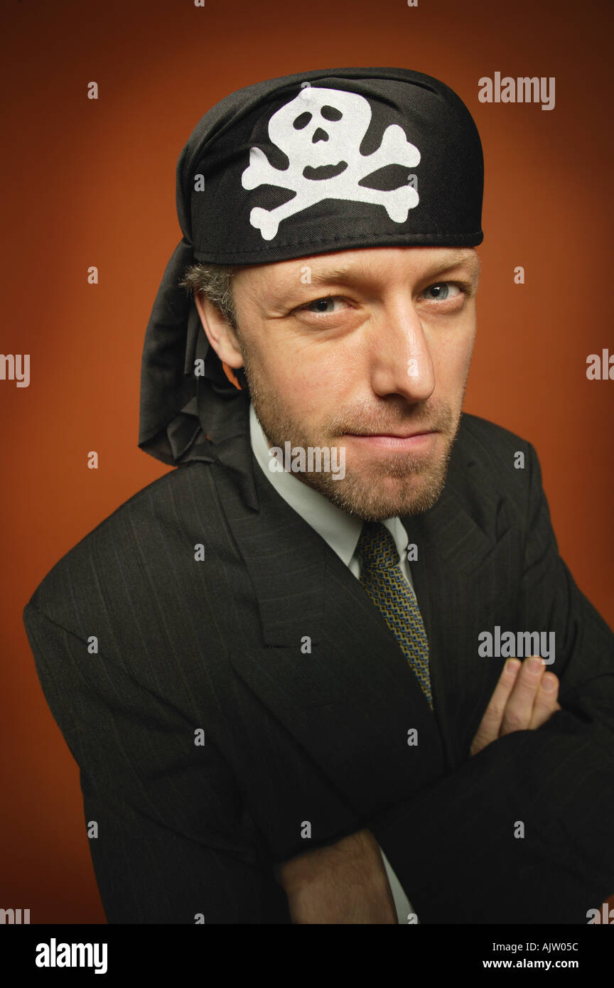 Portrait of a pirate Stock Photo - Alamy