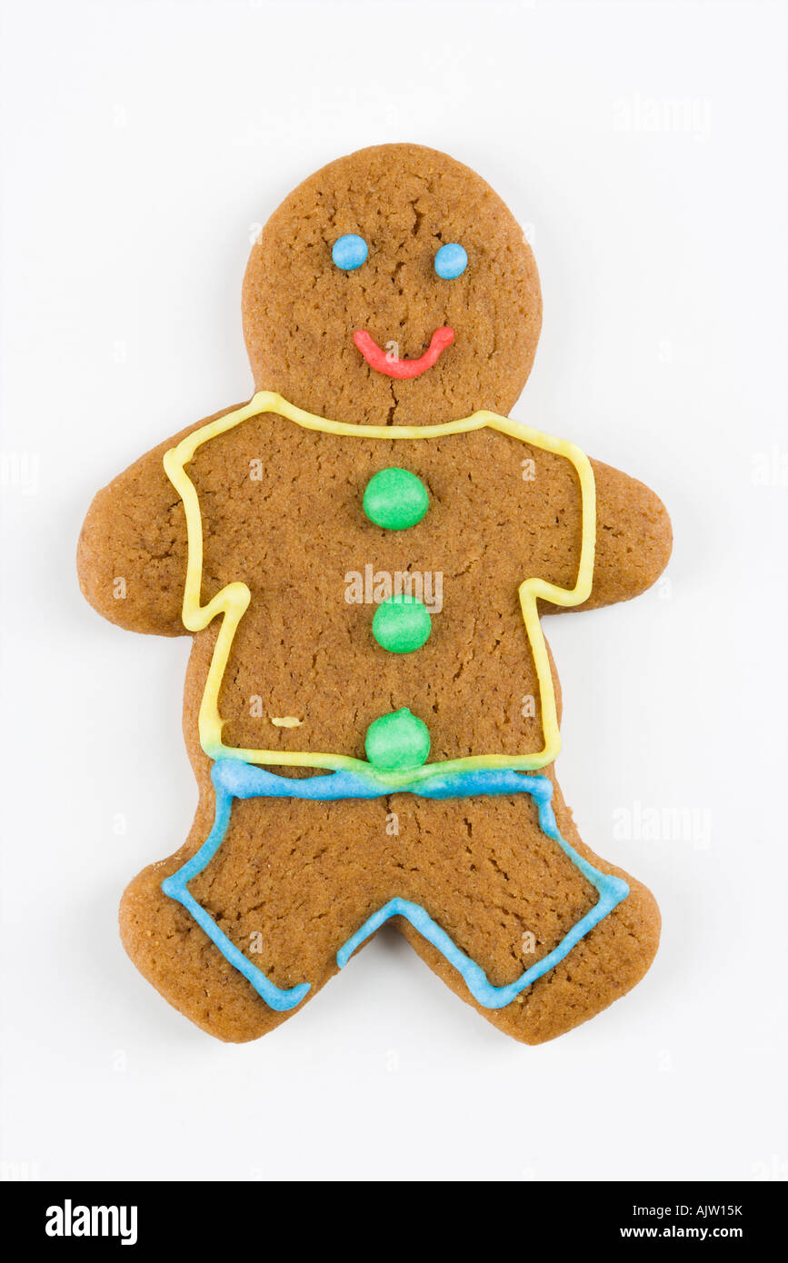Vertical shot christmas gingerbread Cut Out Stock Images & Pictures - Alamy