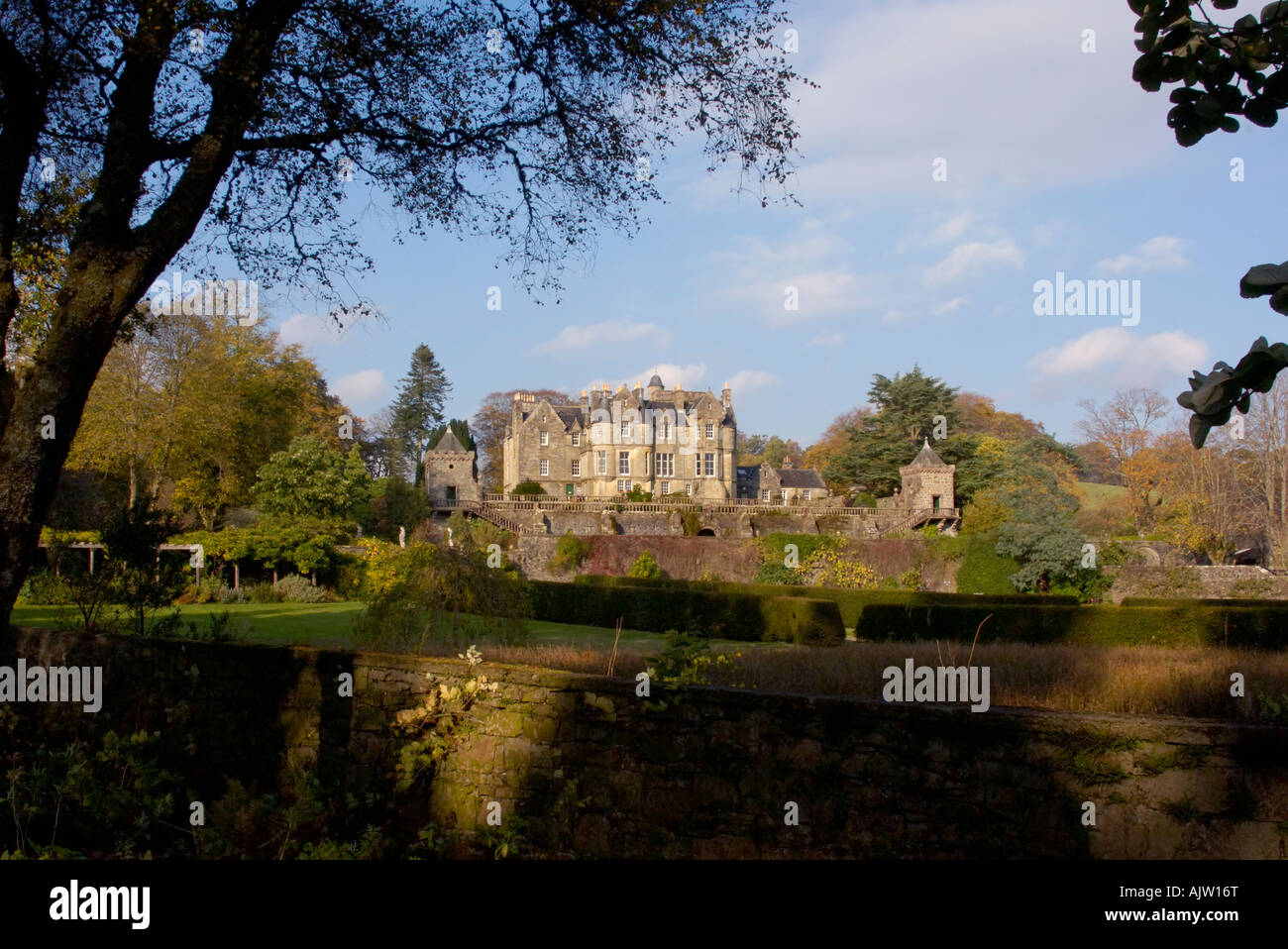 view of torosay castle craignure isle of mull inner hebrides scotland ...