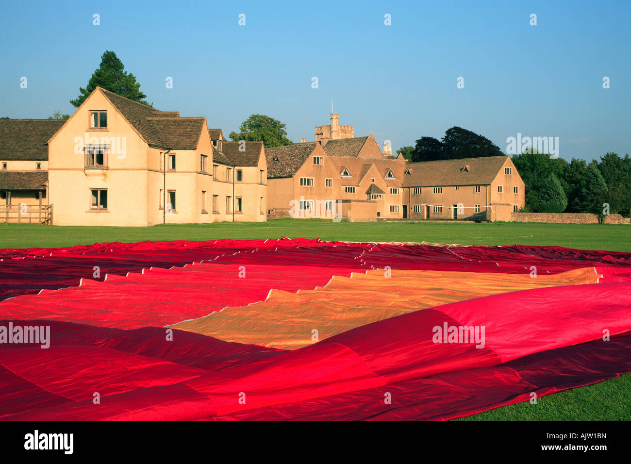 Balooning in Cotswolds England Stock Photo - Alamy