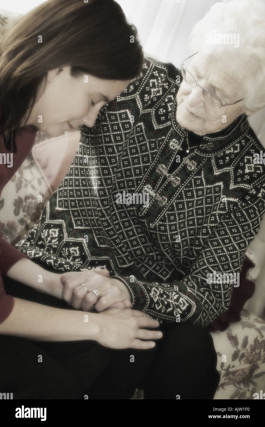 Elder praying hi-res stock photography and images - Alamy