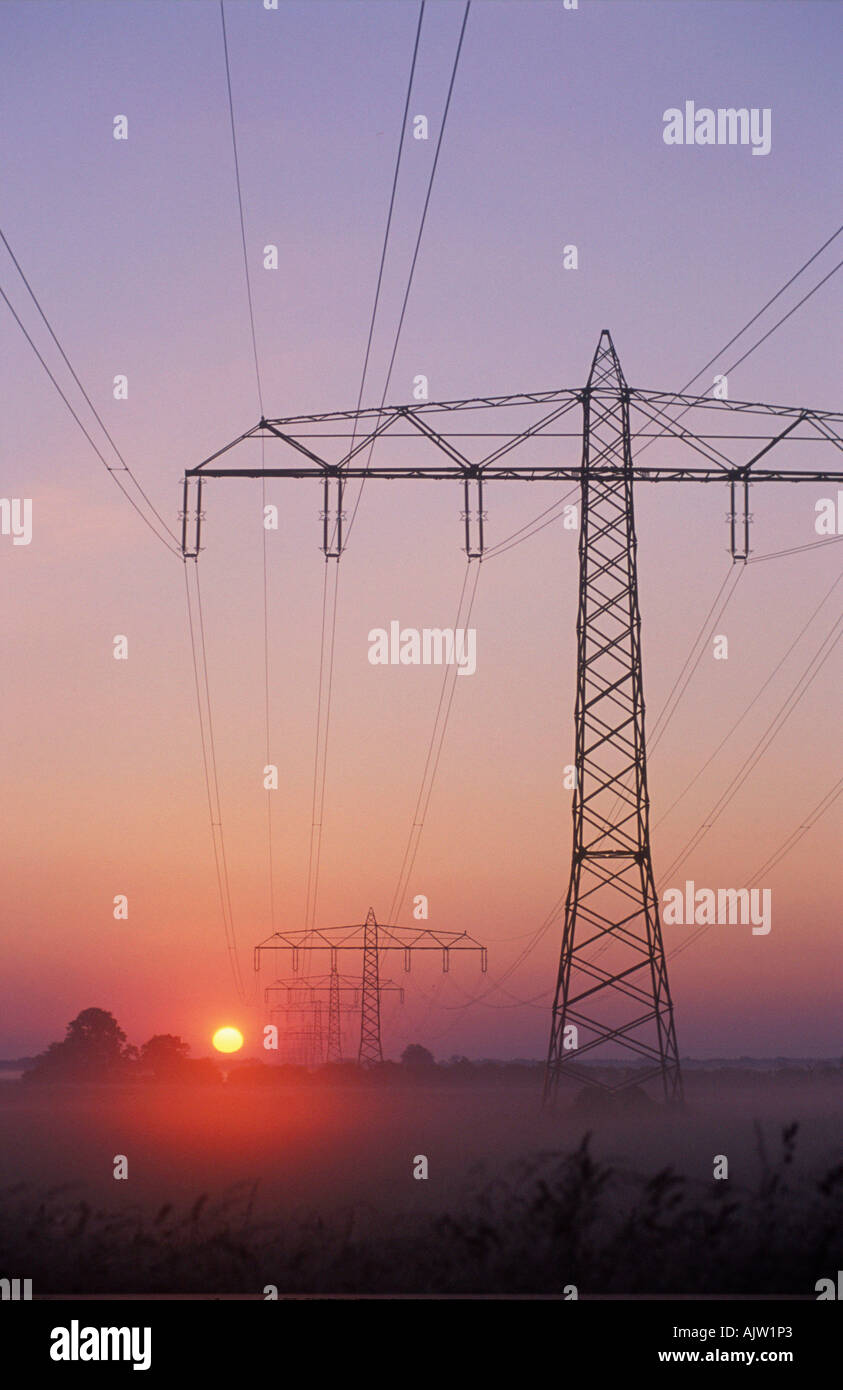 Power pylon Stock Photo - Alamy