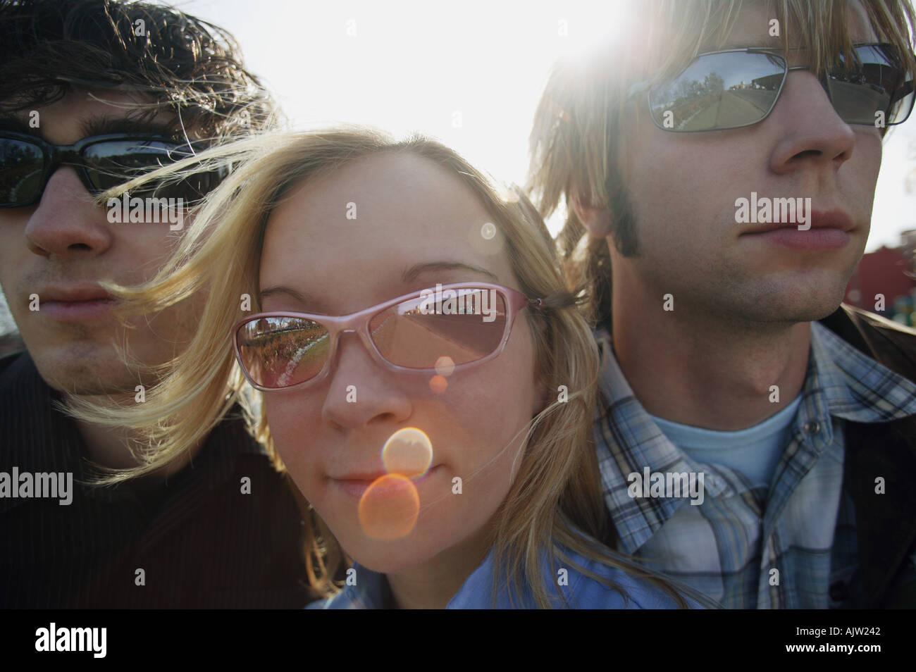 Three close friends Stock Photo - Alamy