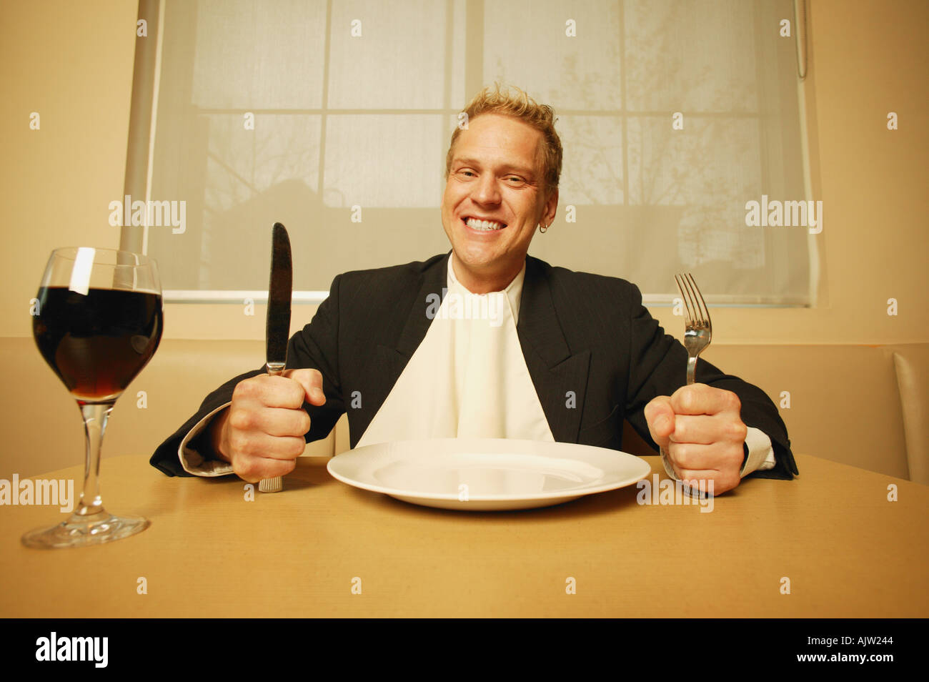 Man cheesy smile hi-res stock photography and images - Alamy