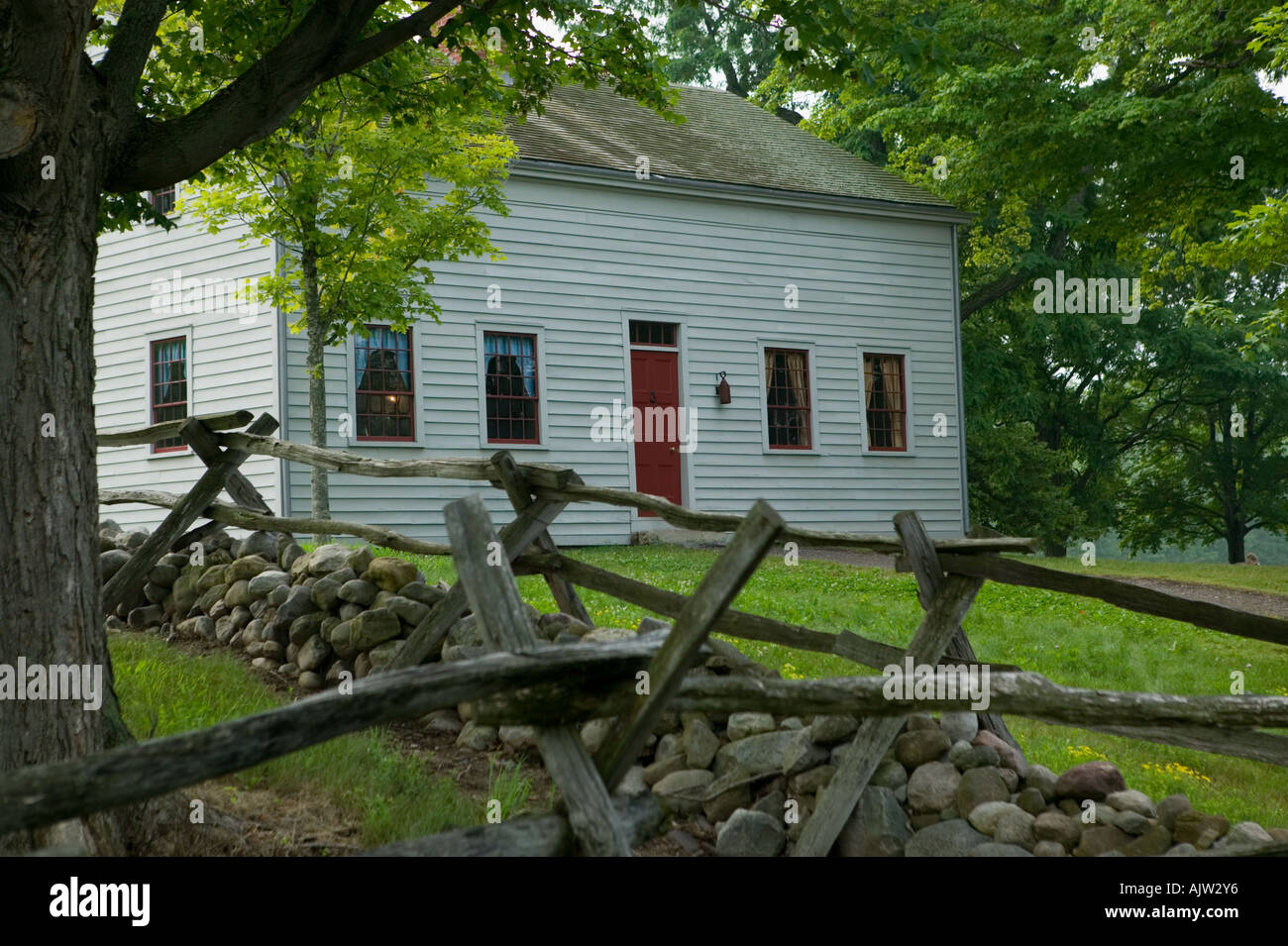 Joseph Smith frame home built by Mormon founder eldest son Stock Photo ...