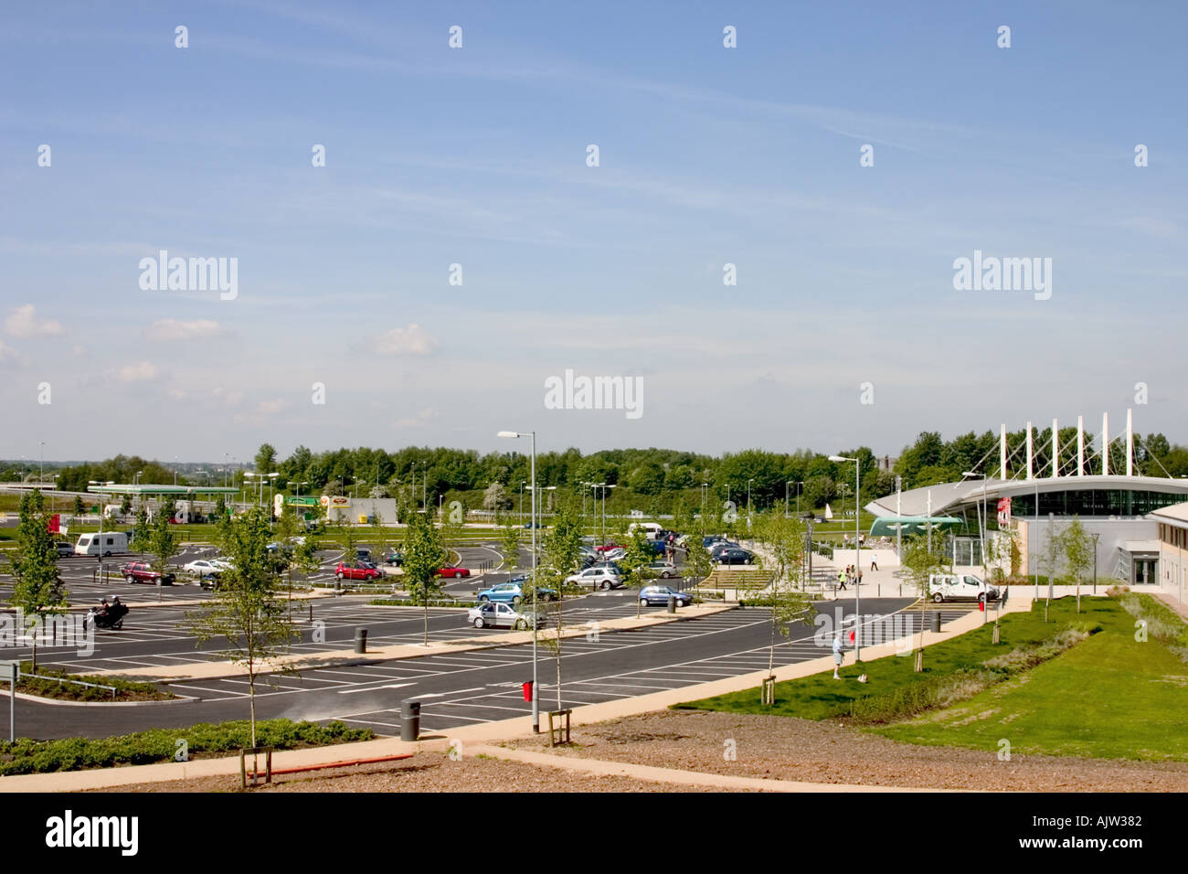 Norton Canes services M6 Toll road England 2004 Stock Photo - Alamy