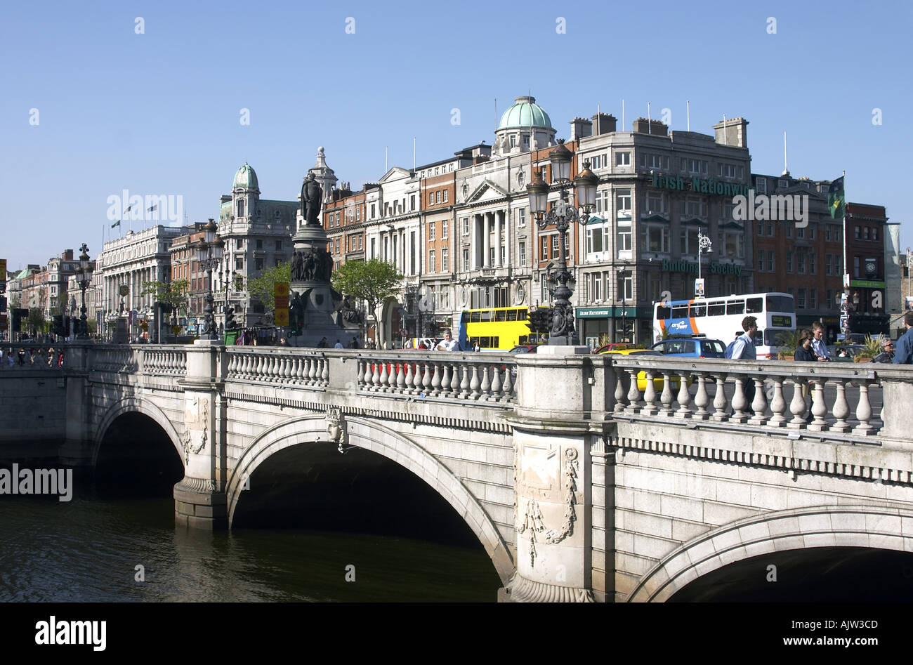 O Connell Bridge Dublin Ireland Stock Photo - Alamy