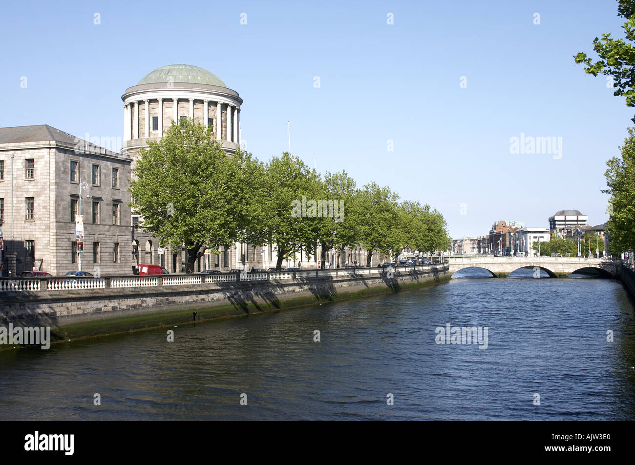 Four Courts and Inns Quay Dublin Ireland Stock Photo - Alamy