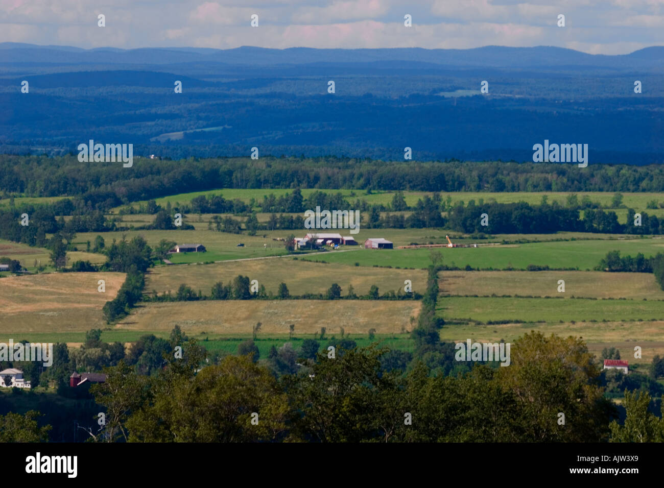Rolling farmland of the Mohawk Valley Stock Photo - Alamy
