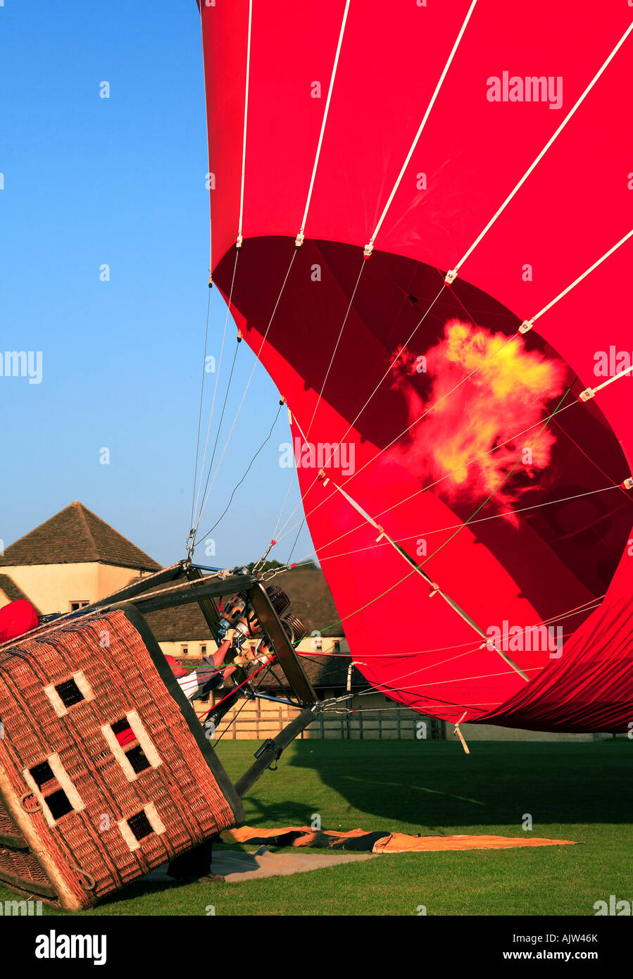 Balooning inCotswolds England Stock Photo - Alamy