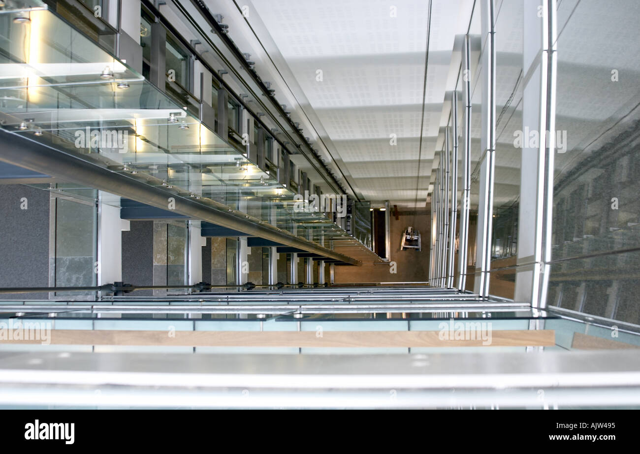 Lift shaft in The Point Paddington Basin Terry Farrell Co London ...