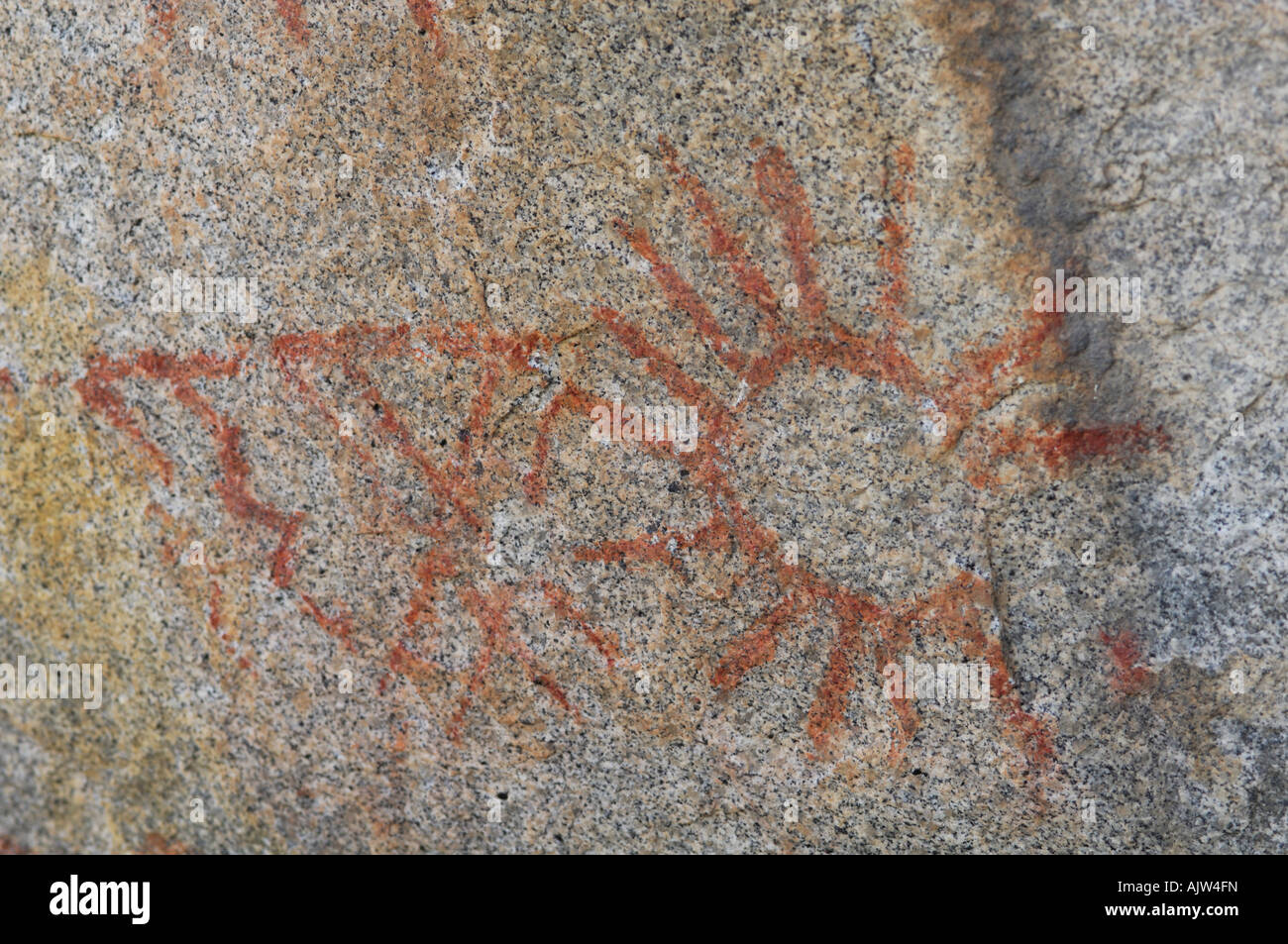 Native American pictographs Stock Photo - Alamy