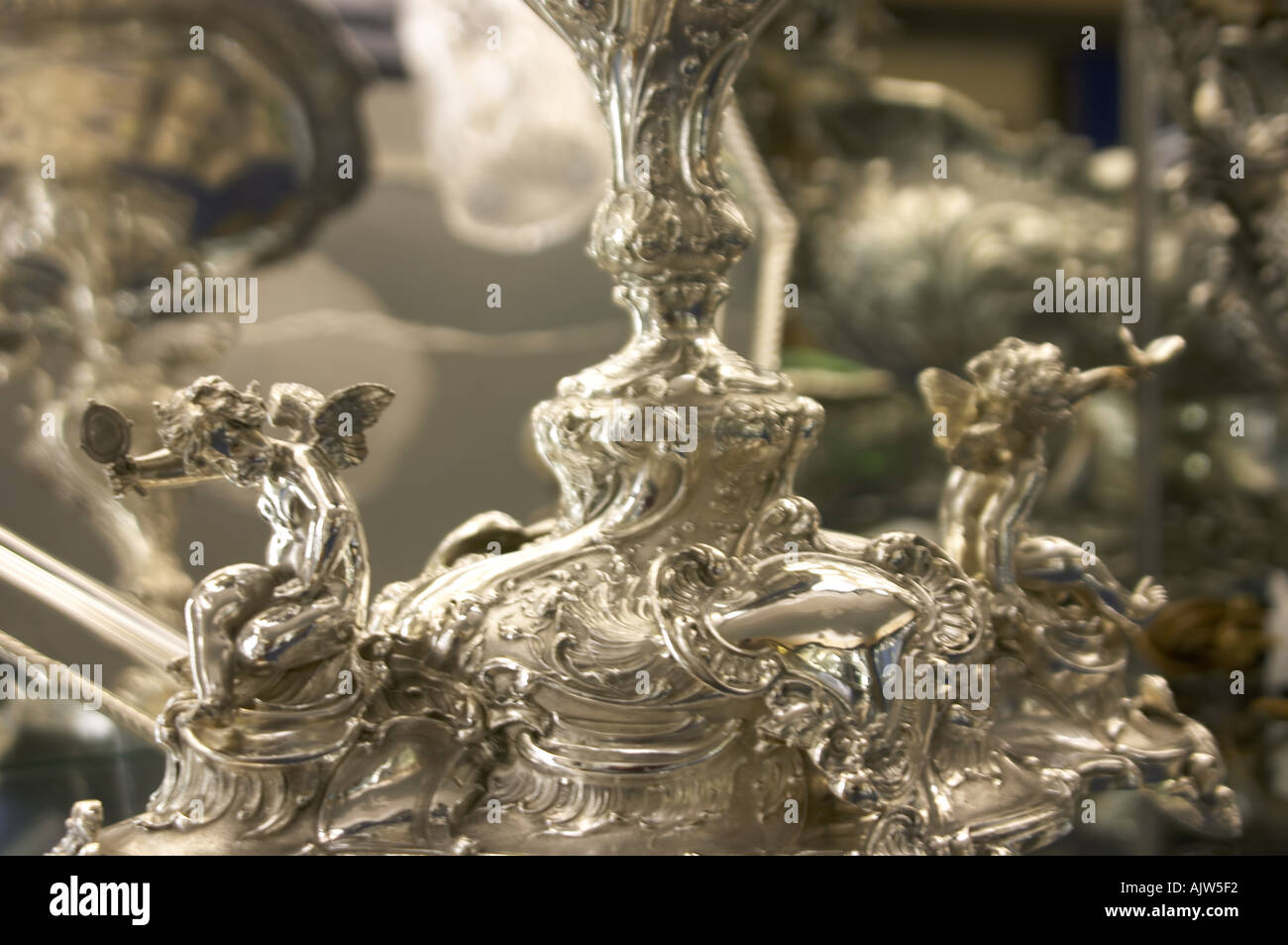 The London Silver Vaults shop interior Chancery Lane London WC2 Stock ...