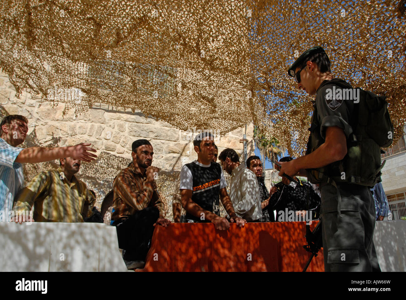 Military Checkpoint Control Israel High Resolution Stock Photography ...