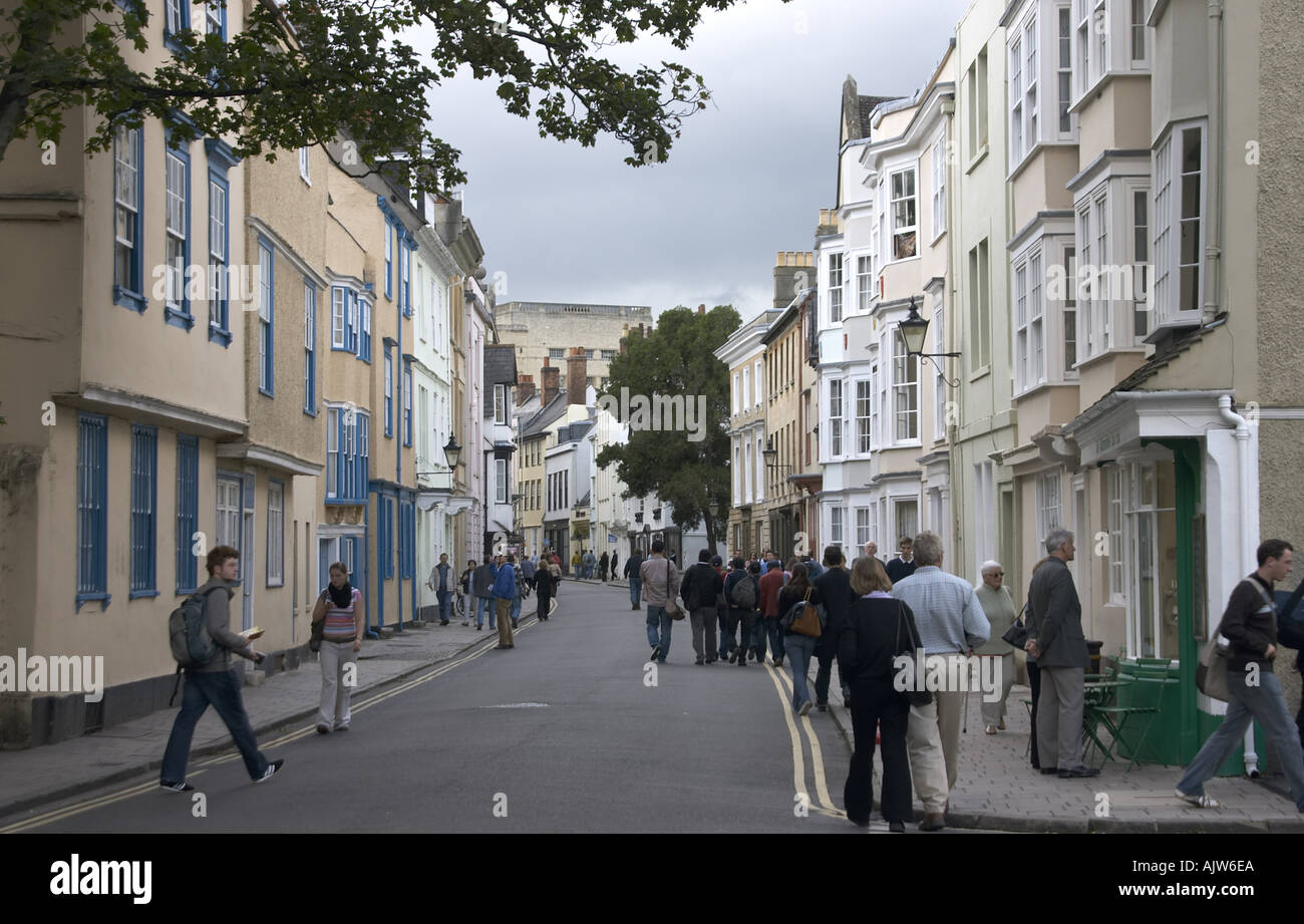 Holywell Street Oxford England 2004 Stock Photo - Alamy