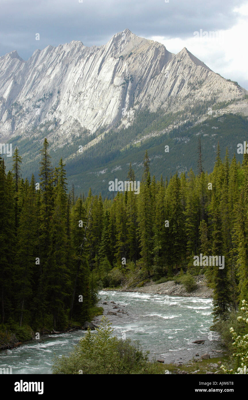 River and mountain Stock Photo - Alamy