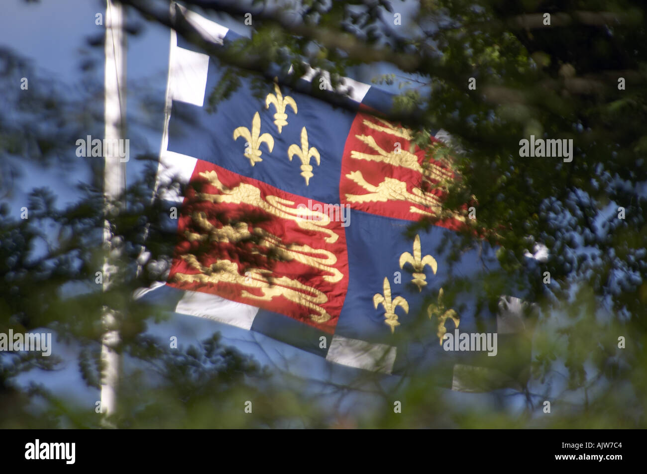 Flag of Trinity College Cambridge England 2004 Stock Photo - Alamy