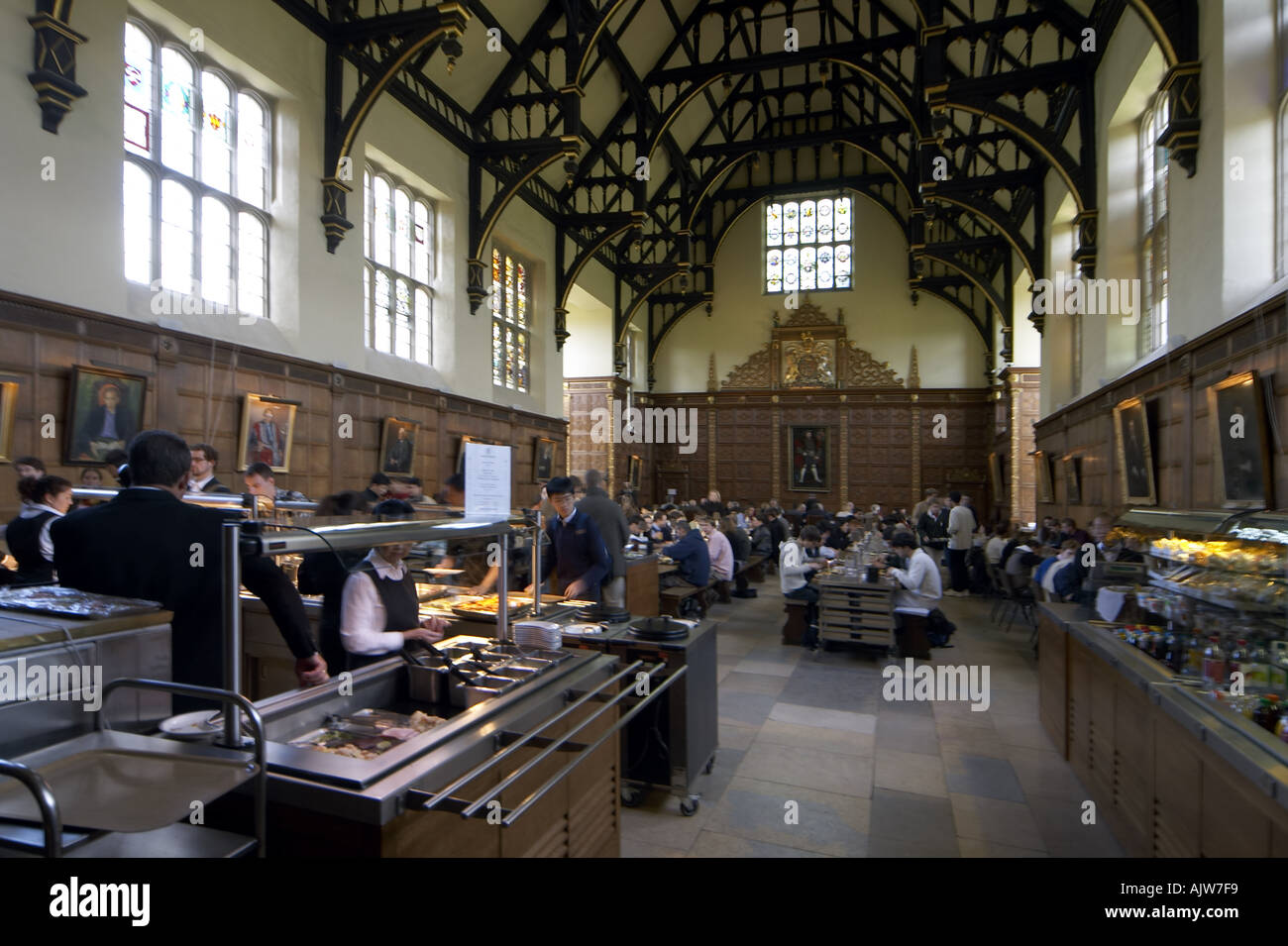 Dining hall trinity college hi-res stock photography and images - Alamy