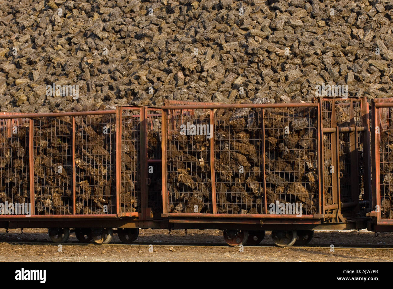 Peat wagon hi-res stock photography and images - Alamy