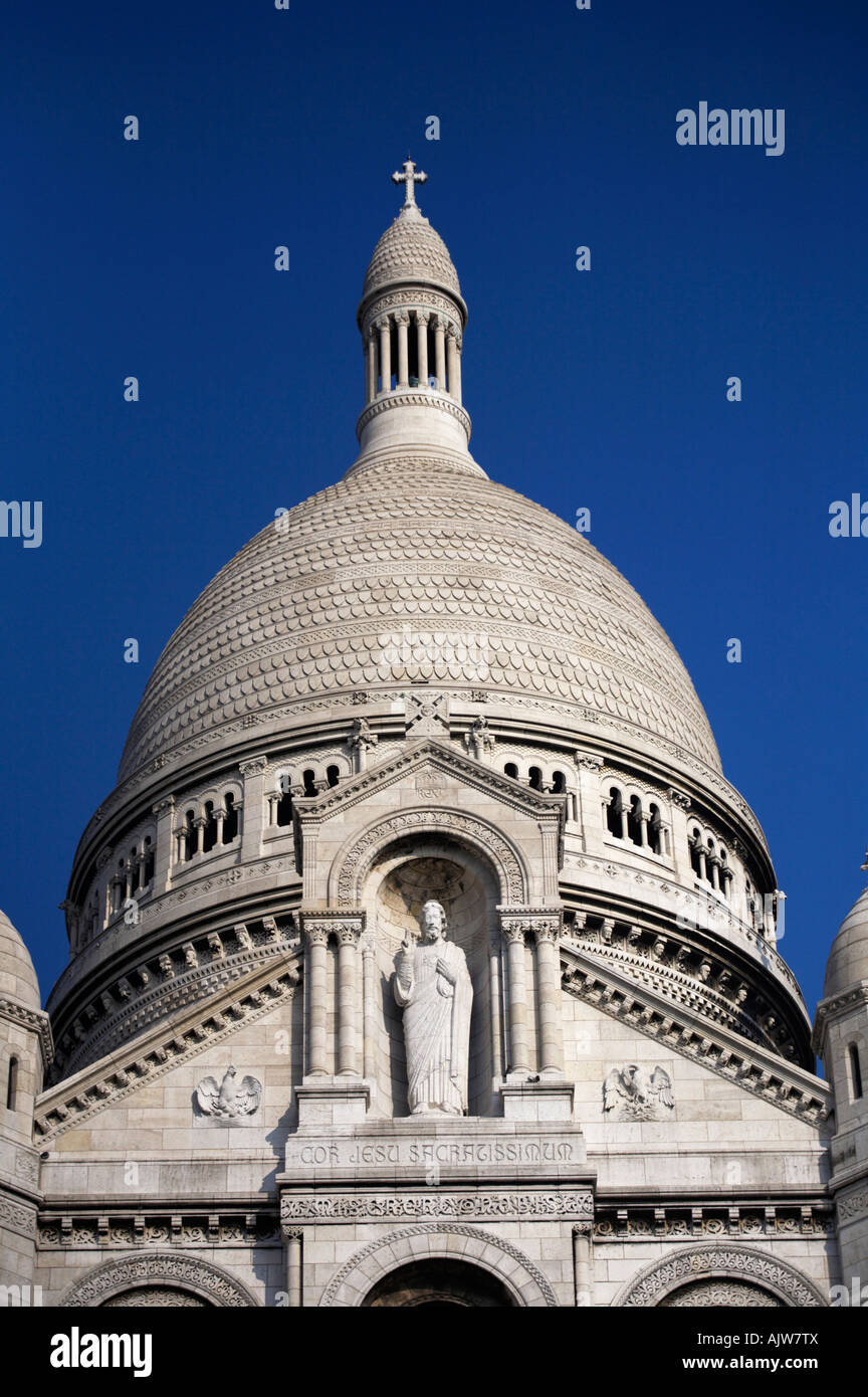 The external architecture of sacre coeur hi-res stock photography and ...