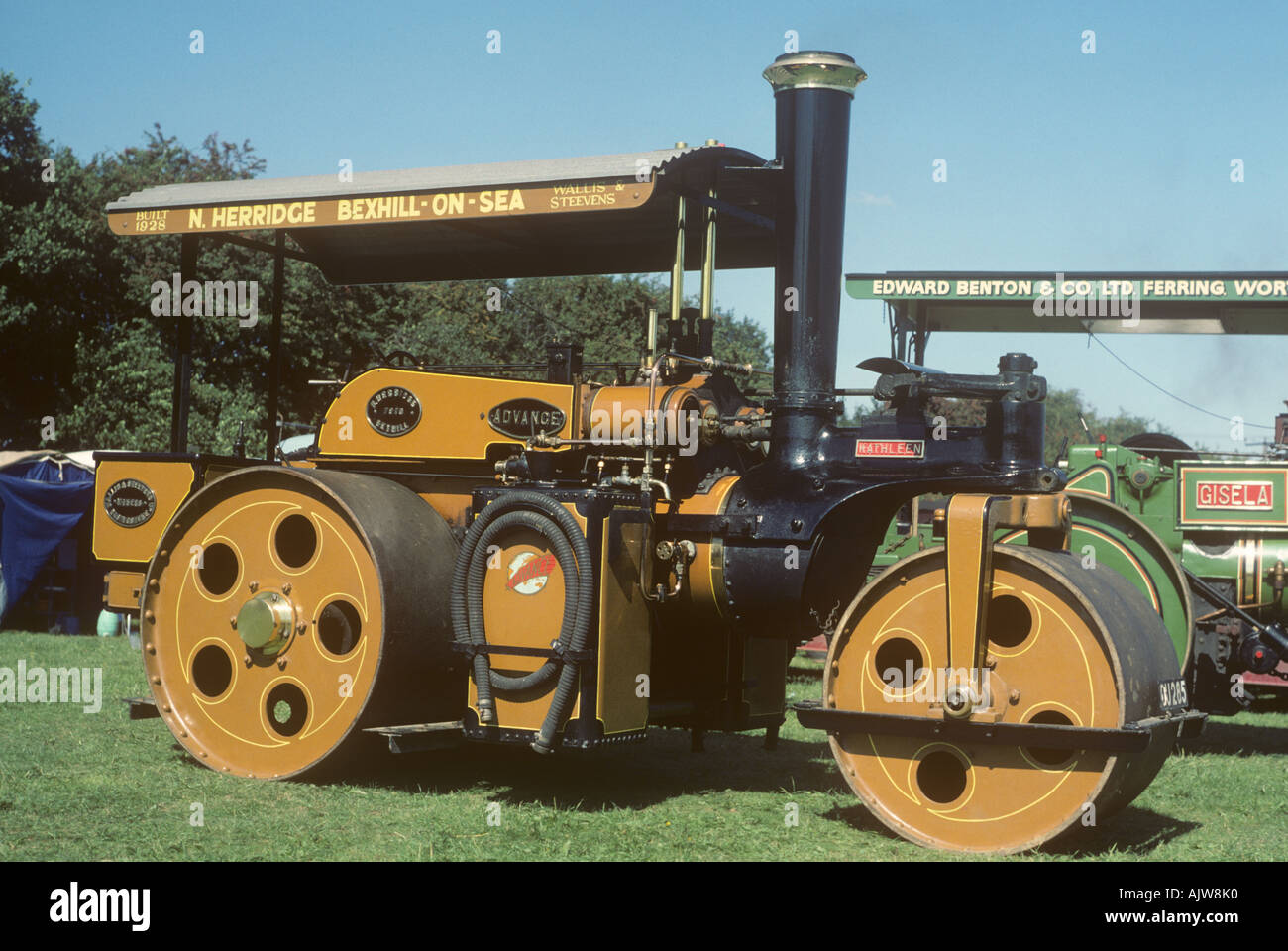 Vintage Steam Roller Stock Photos & Vintage Steam Roller Stock Images ...