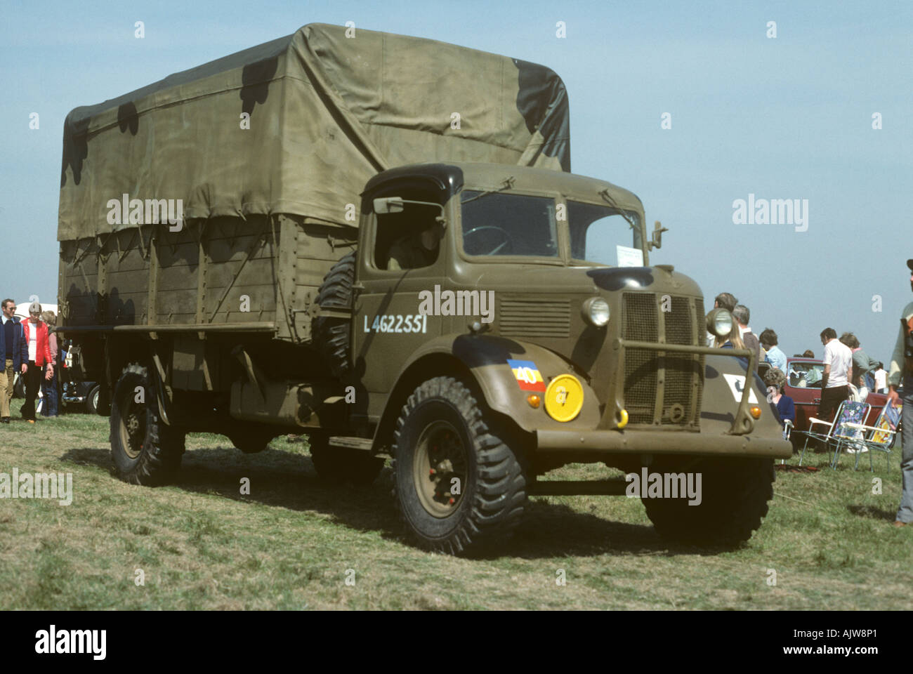 Preserved military truck England Stock Photo - Alamy