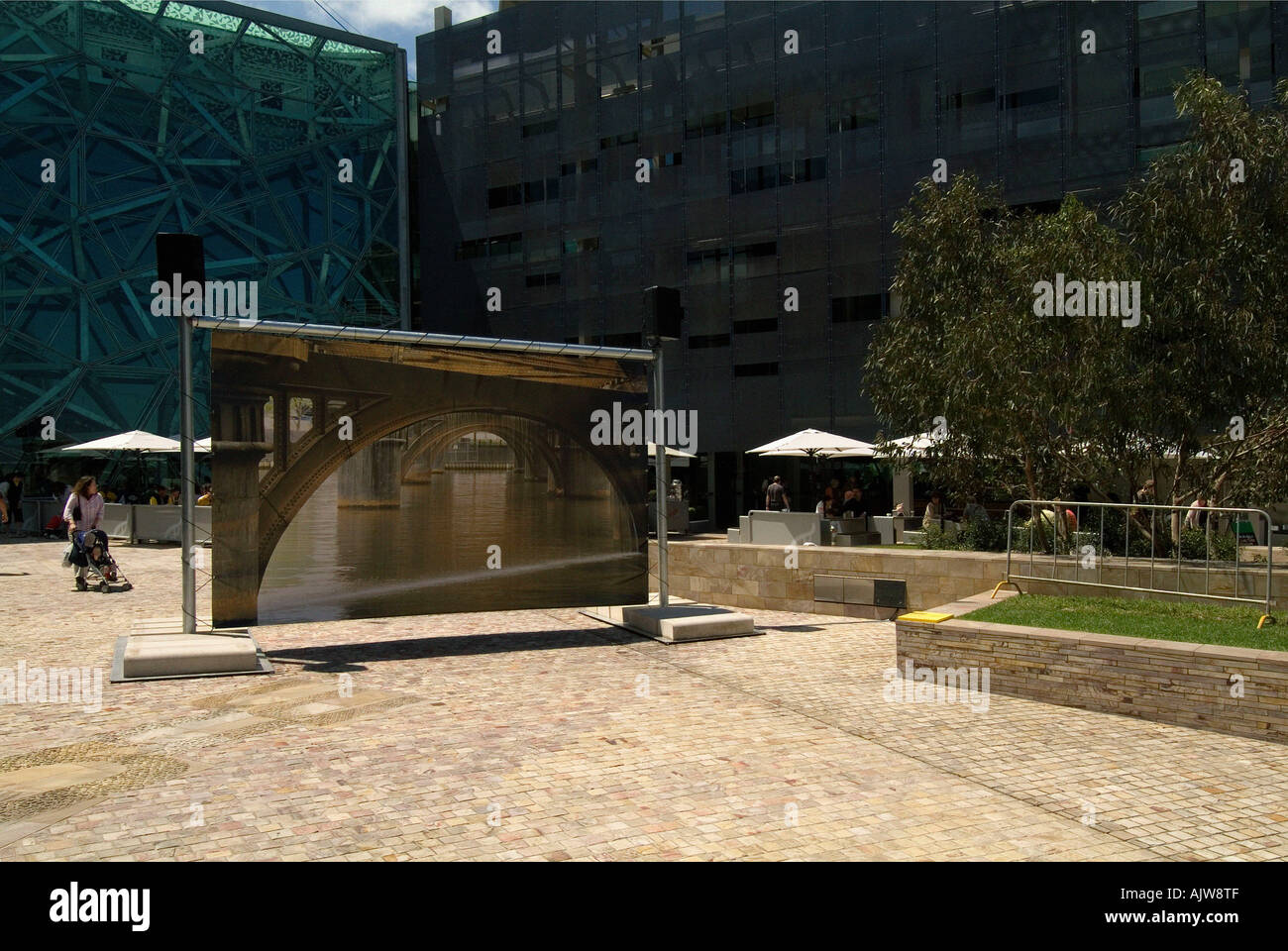 Federation Square / Melbourne Stock Photo - Alamy