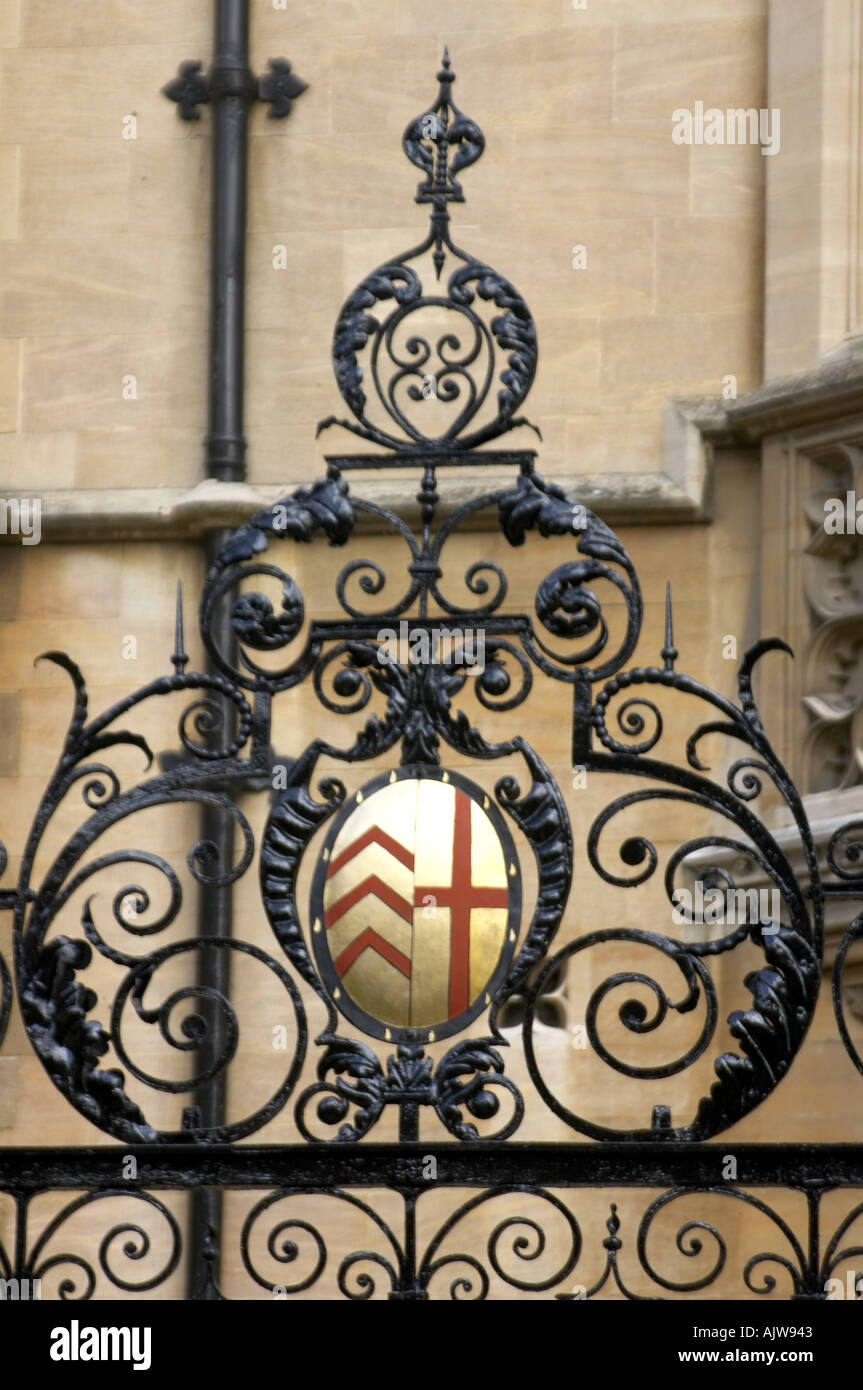 Clare College Crest Cambridge England 2004 Stock Photo - Alamy
