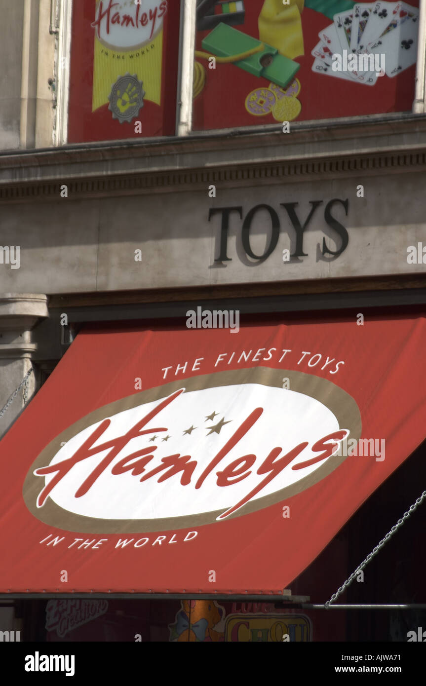 Hamleys toy store shop logo sign Regent Street London W1 England 2004 ...