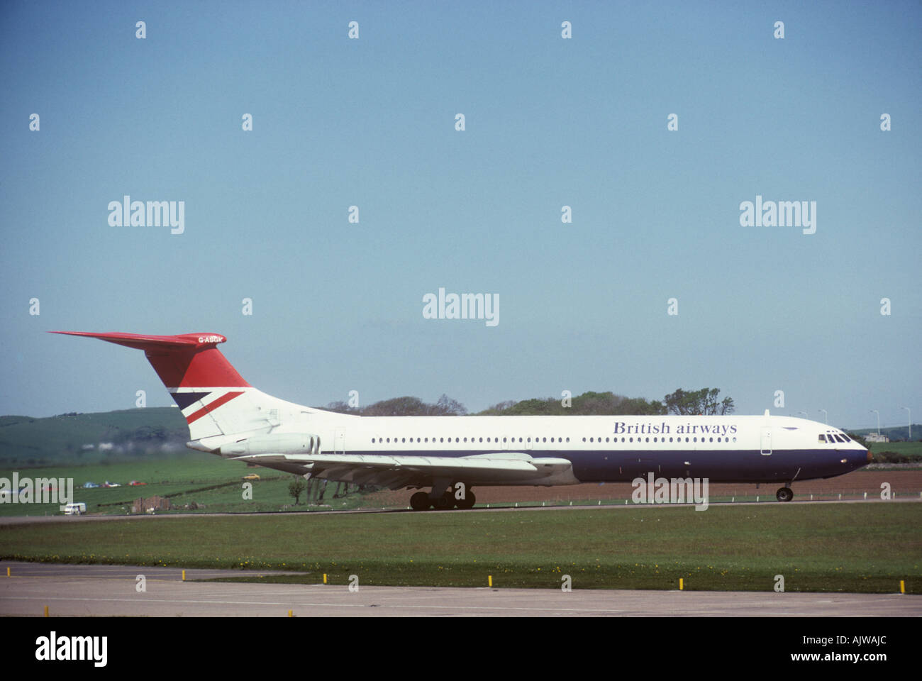 Vickers VC-10 Jet Airliner Prestwick Scotland Stock Photo - Alamy