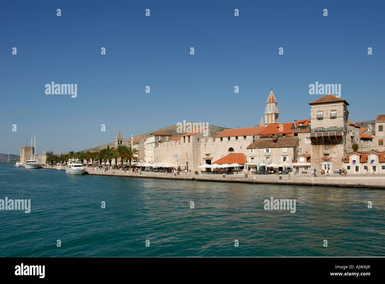 Trogir waterfront Dalmatia Croatia Stock Photo - Alamy