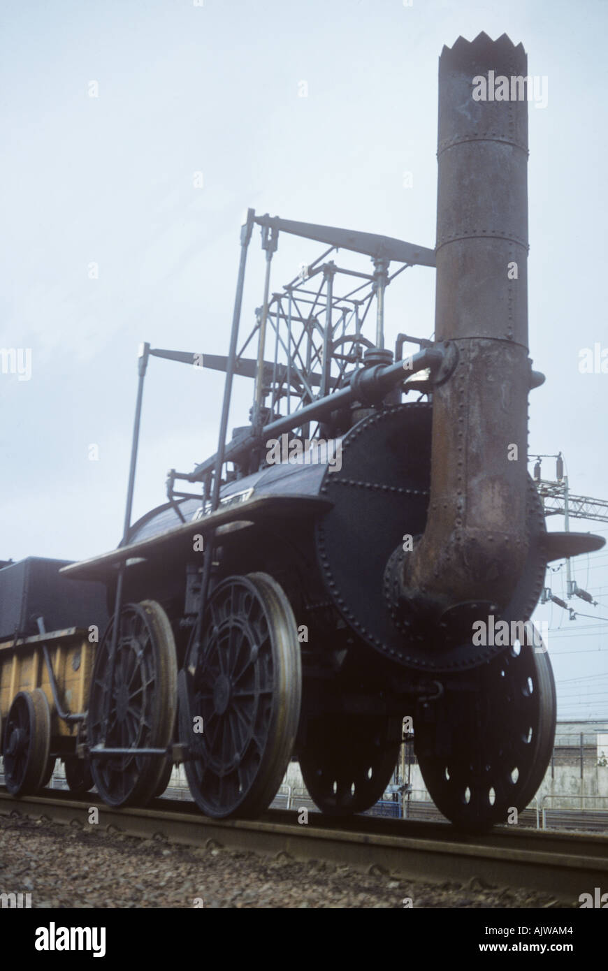 Early Railway Locomotive Stock Photo - Alamy