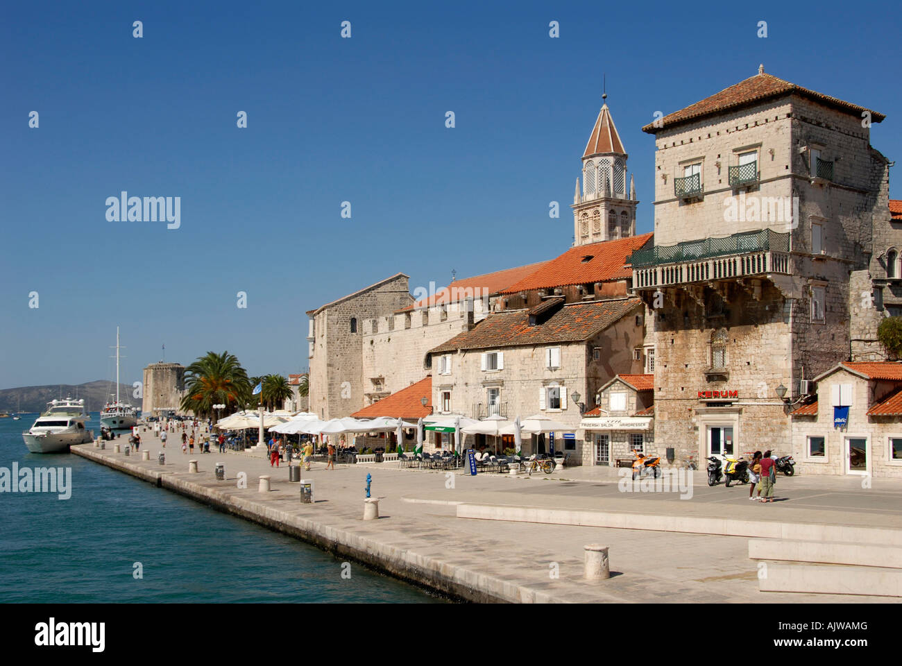 Trogir waterfront Dalmatia Croatia Stock Photo - Alamy