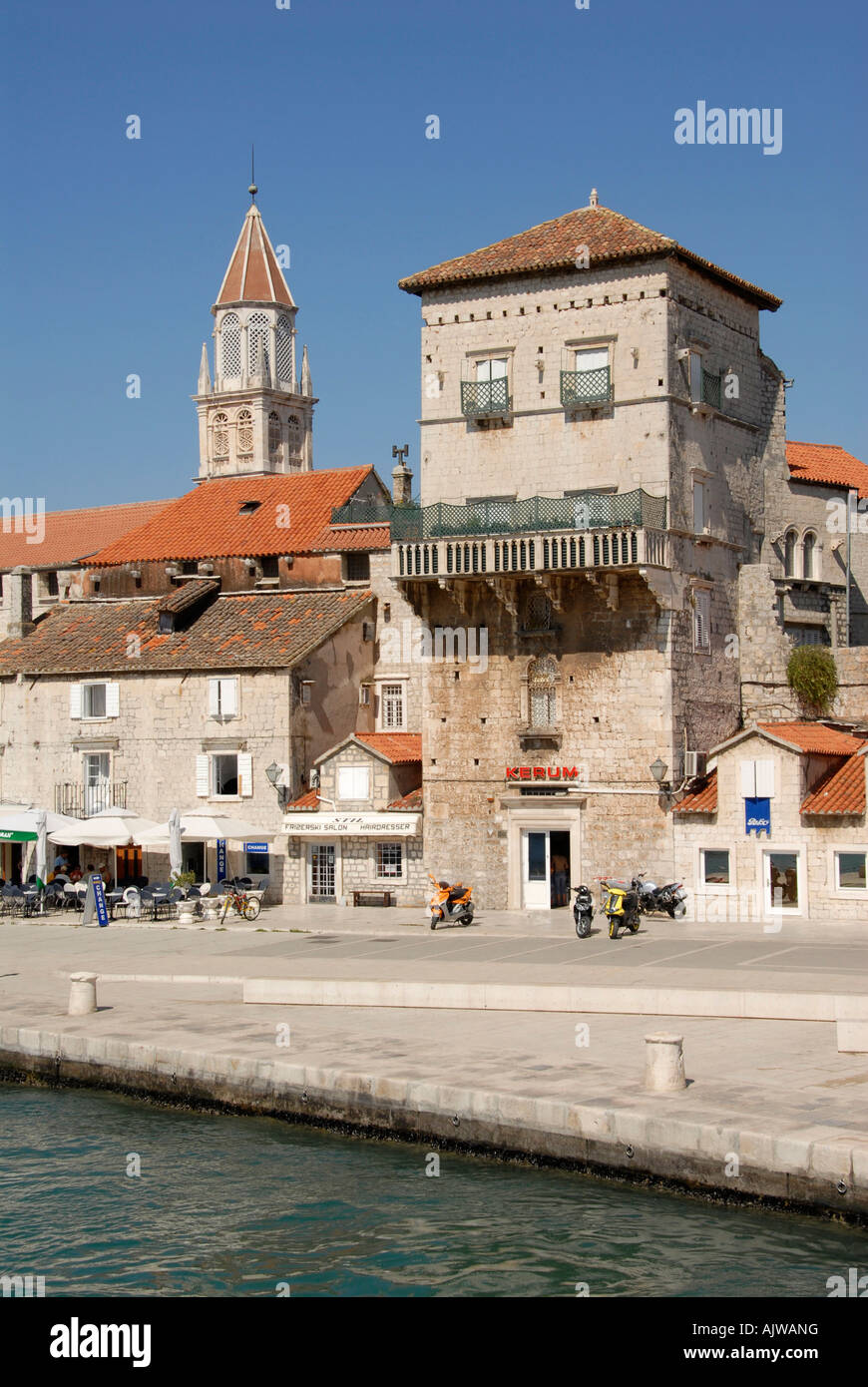 Dalmatian town trogir waterfront hi-res stock photography and images ...