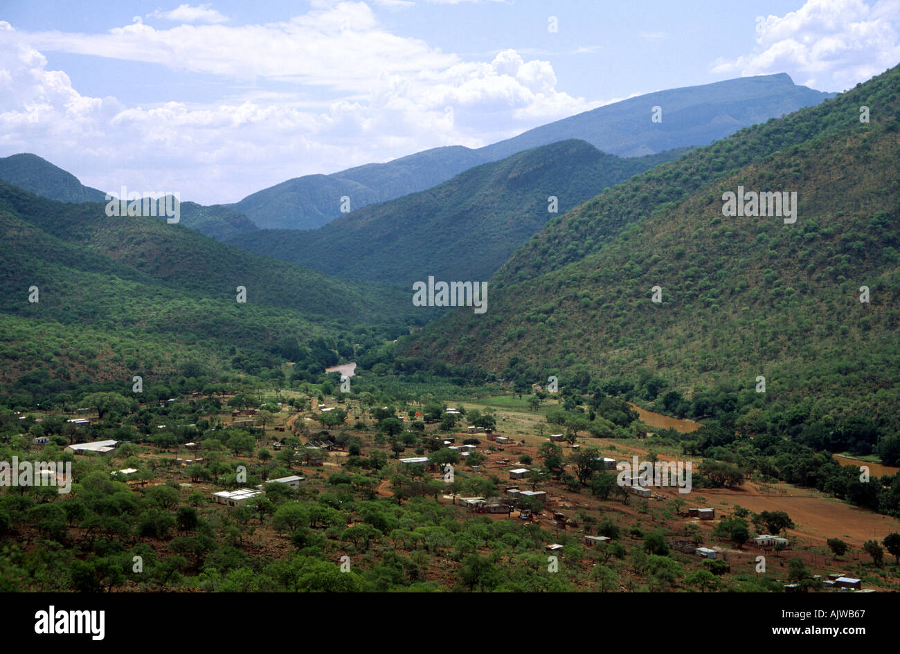 Village Drakensberg East Transvaal South Africa Stock Photo - Alamy
