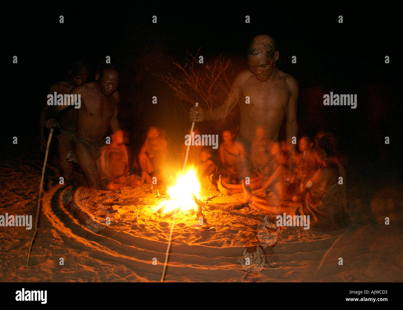 Bushman dance hi-res stock photography and images - Alamy