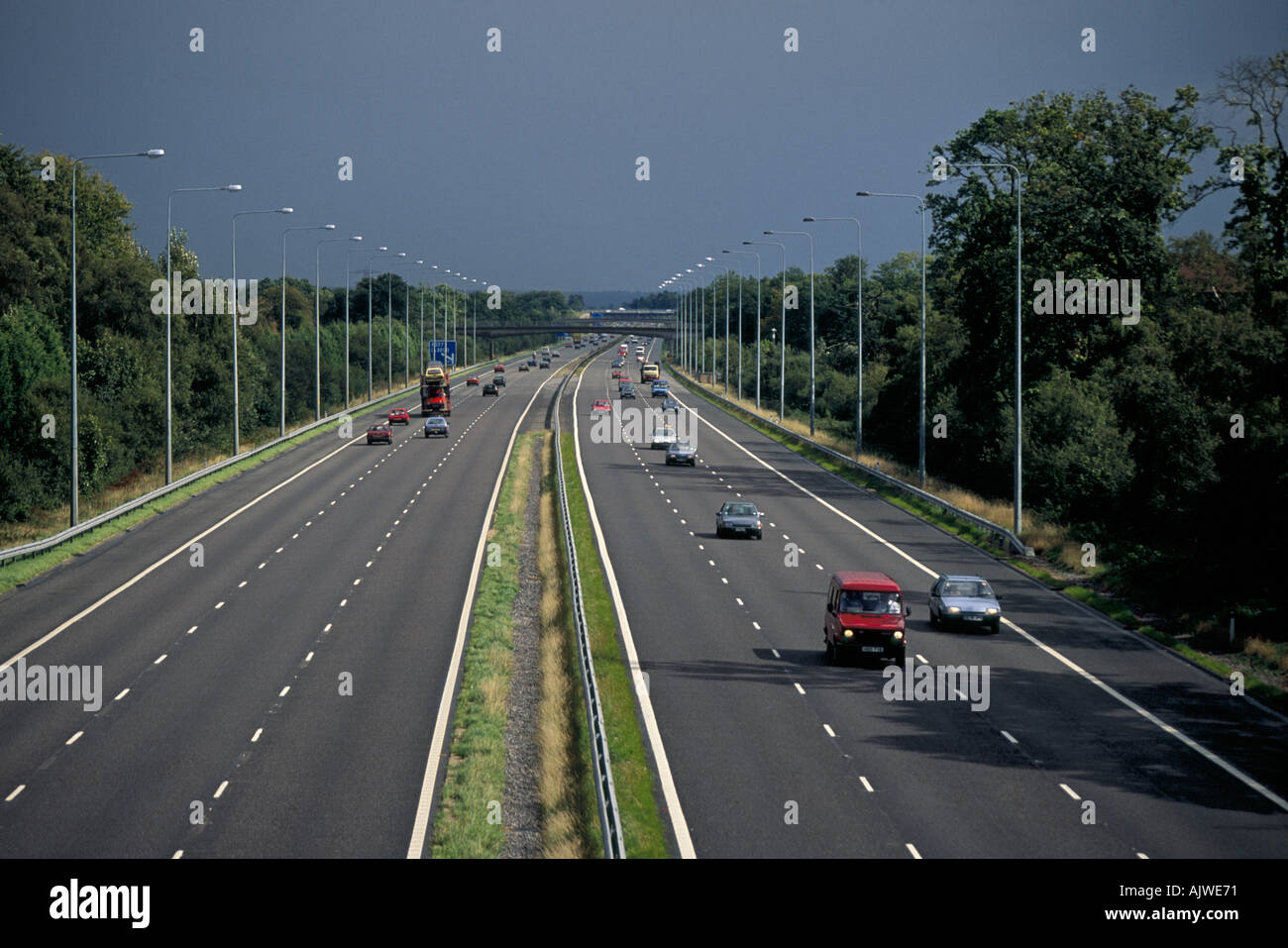 M3 Motorway England Stock Photo - Alamy