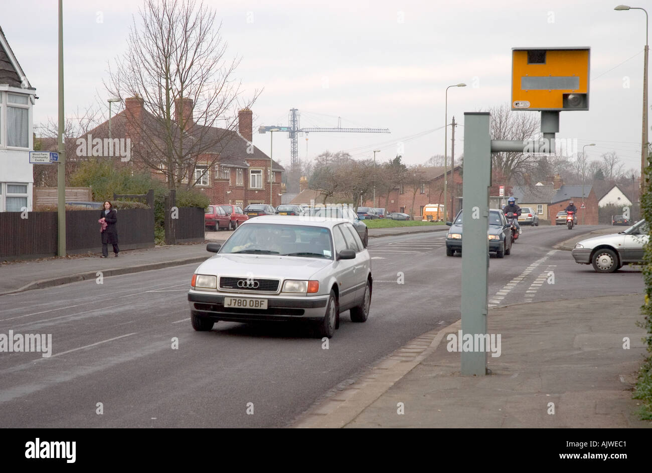cars passing GATSO Speed detection camera Stock Photo - Alamy