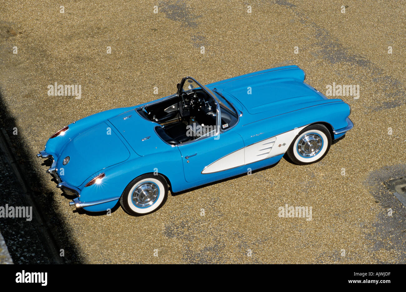 1960 Blue Corvette