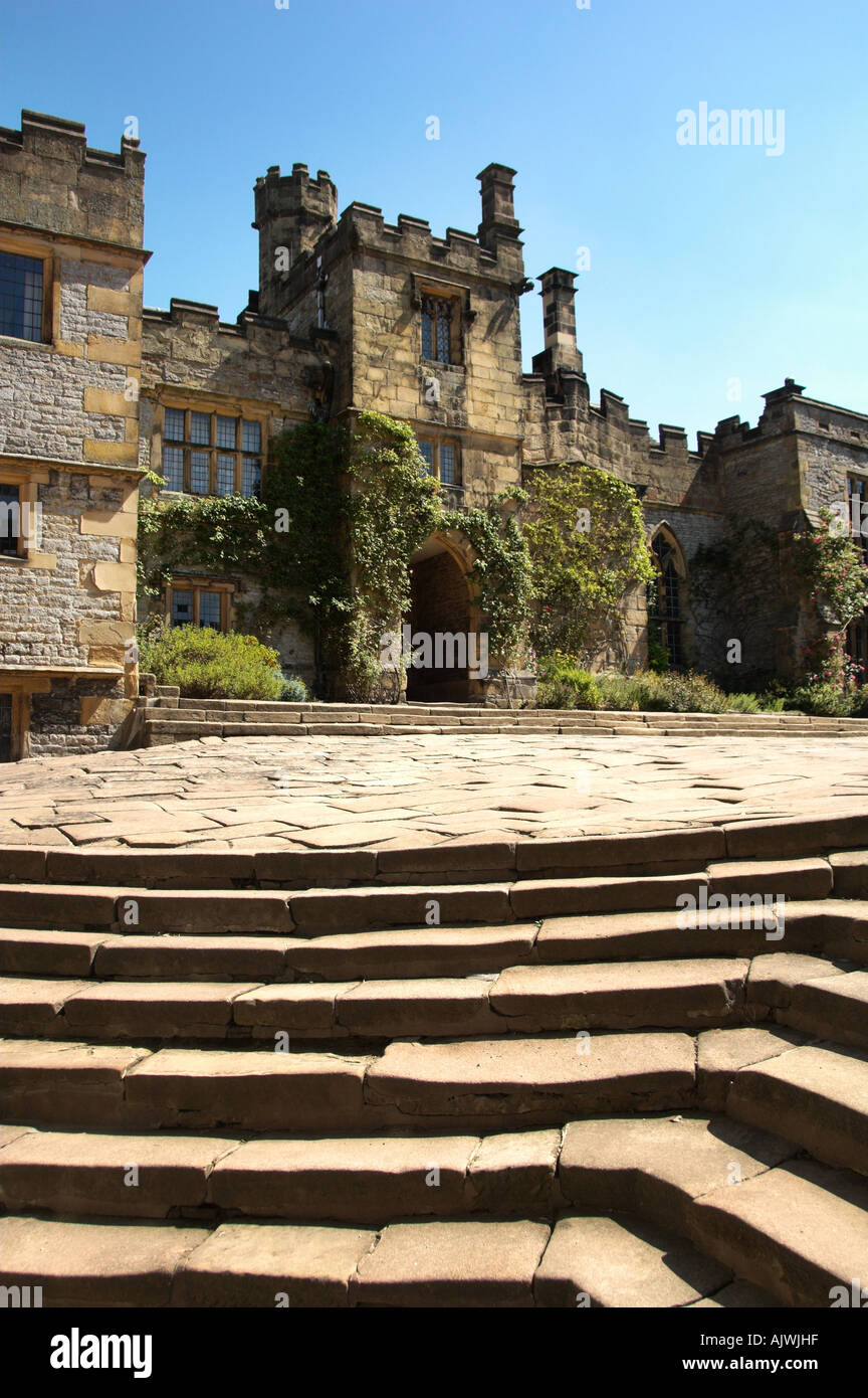 Haddon Hall Derbyshire Stock Photo - Alamy