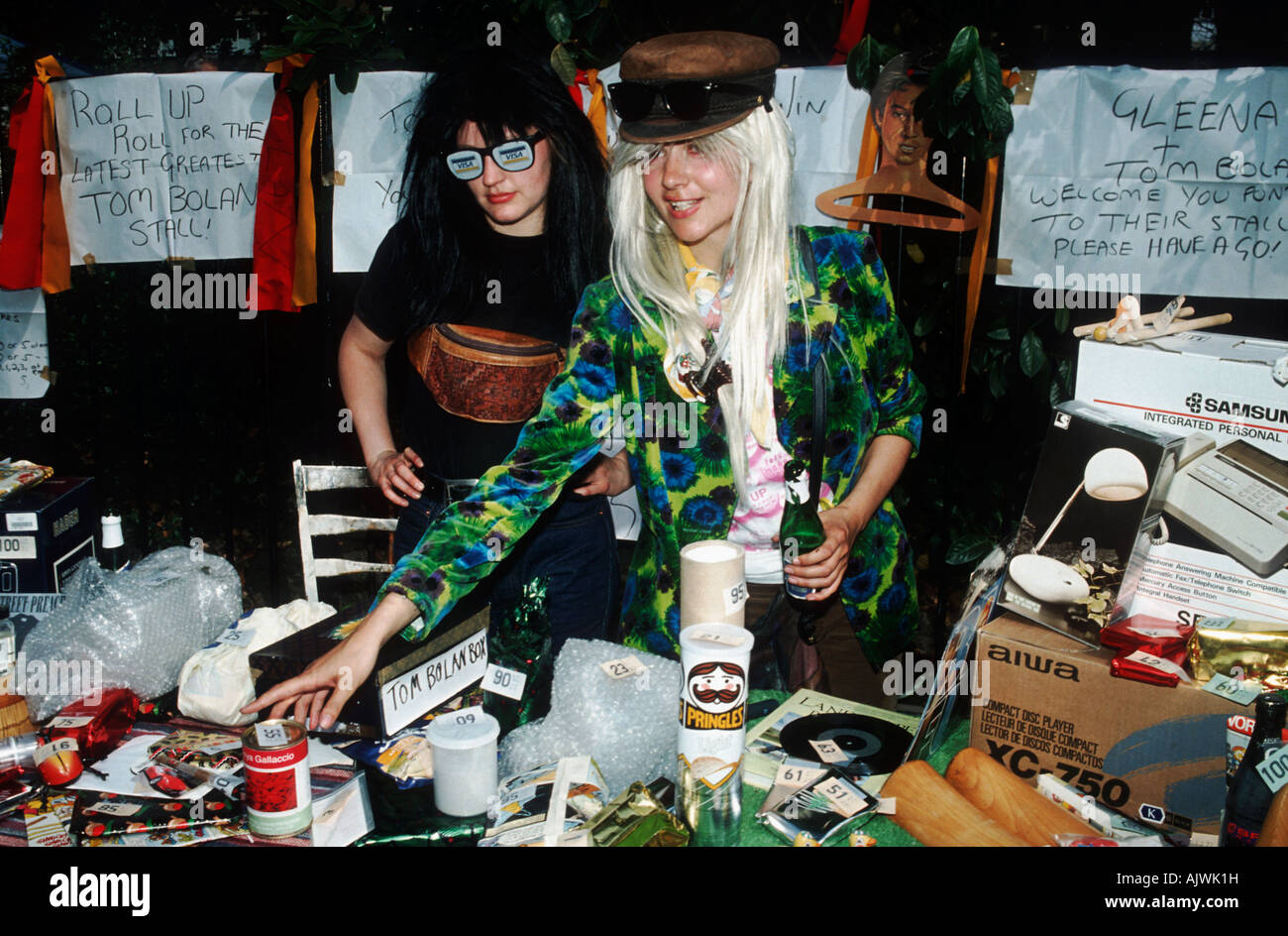 Gillian Wearing's the latest greatest Tom Bolan stall Stock Photo - Alamy