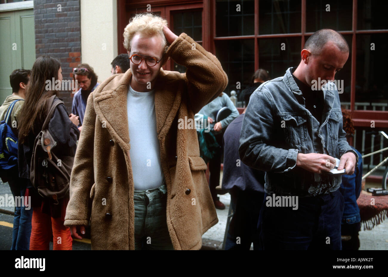 Joshua Compston and Sebastian Boyle at Fete Worse than death Stock ...