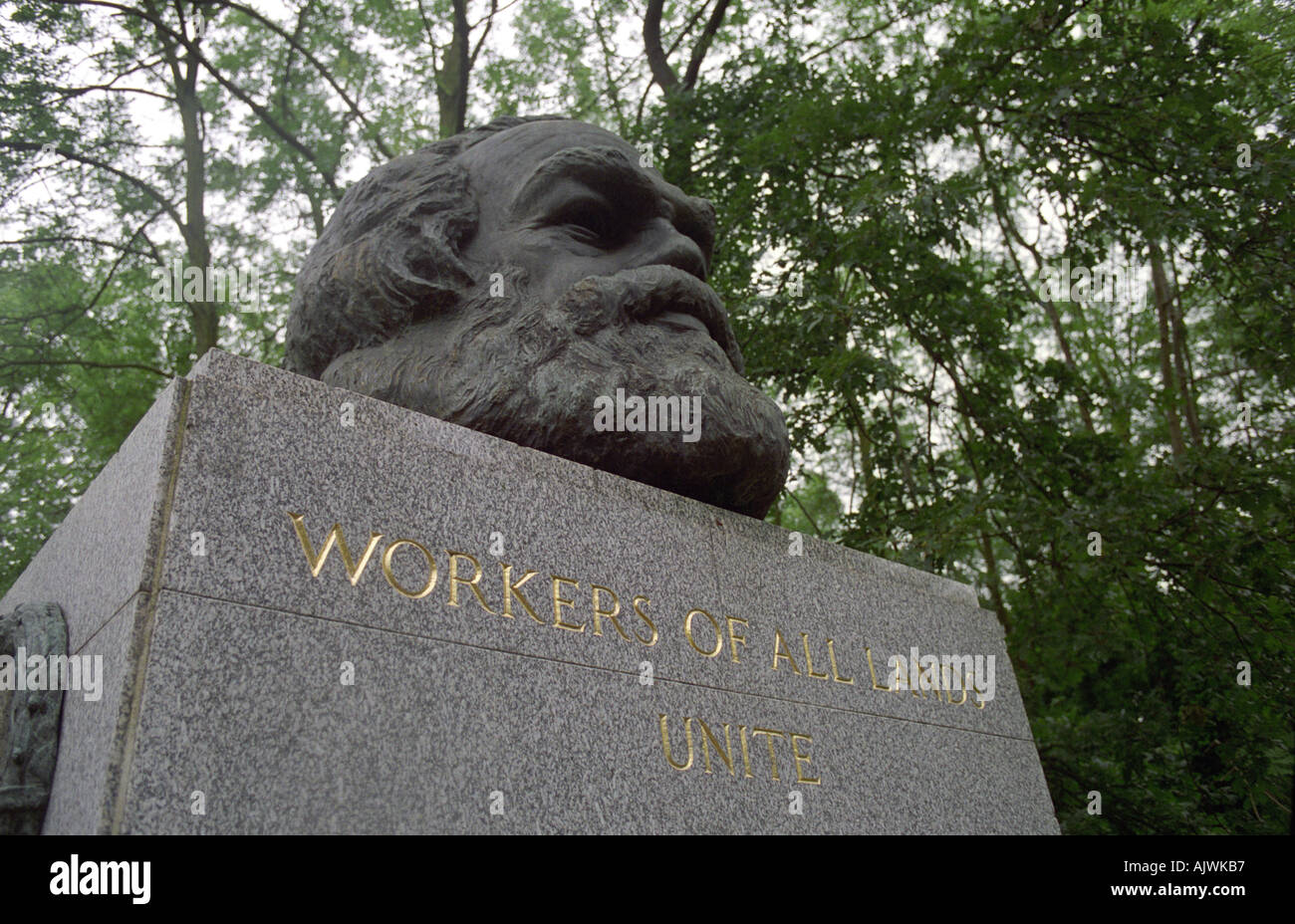 Karl Marx headston in Highgate Cemetery in London, UK Stock Photo - Alamy