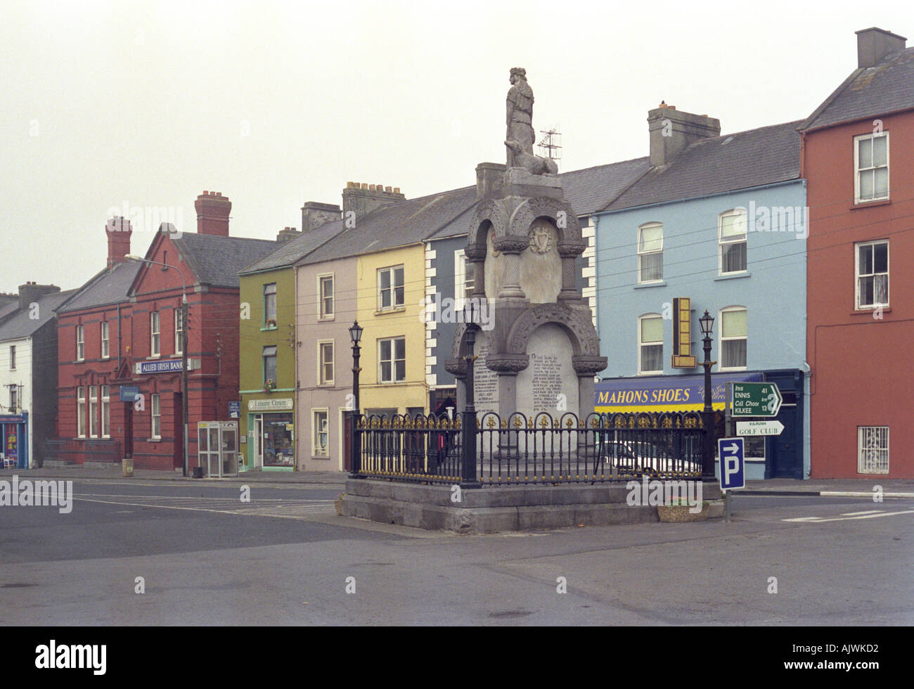 The Monument to the Manchester Martyrs in Kilrush County Clare Ireland ...