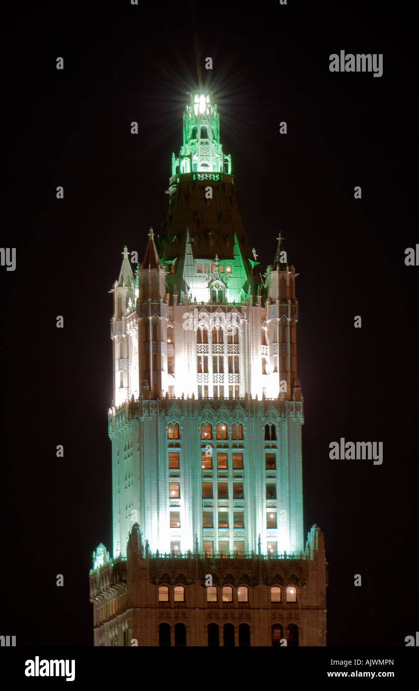 The Woolworth Building, downtown Manhattan, New York City, USA Stock ...