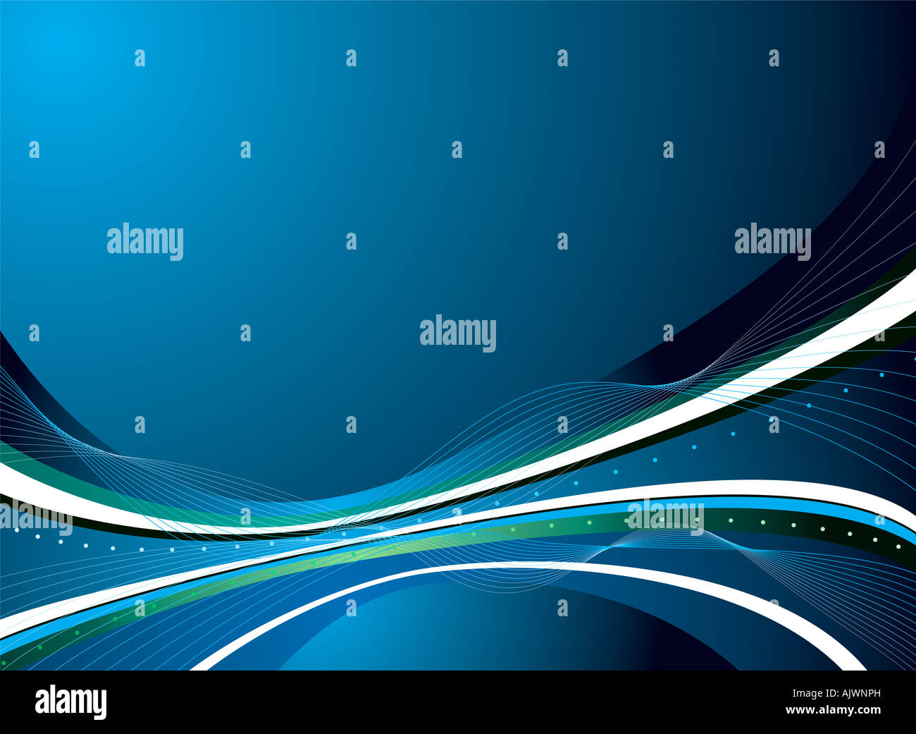 Blue hues used as a background with flowing lines and blank space for ...